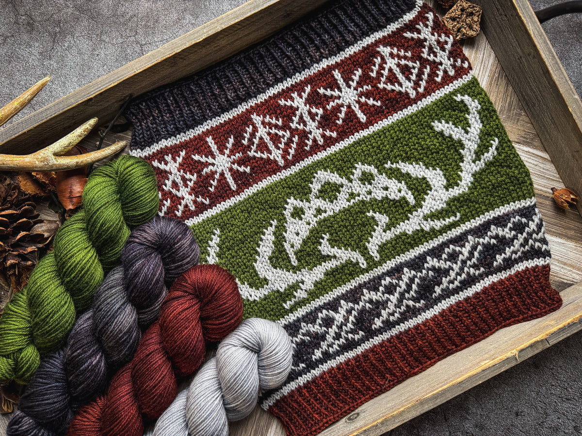 Fireheart Cowl - Preorder – Dragon Hoard Yarn