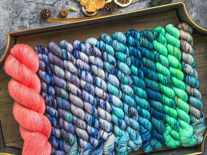 Summer Court Fade Kit – Dragon Hoard Yarn