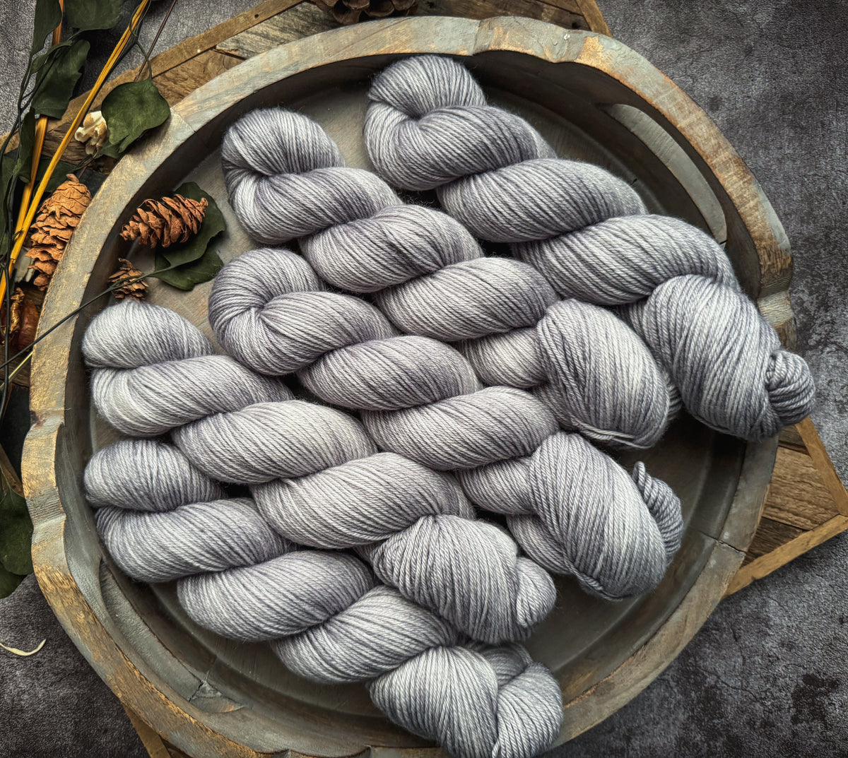 Cracked Tombstone | Dragon BFL Sport Base – Dragon Hoard Yarn