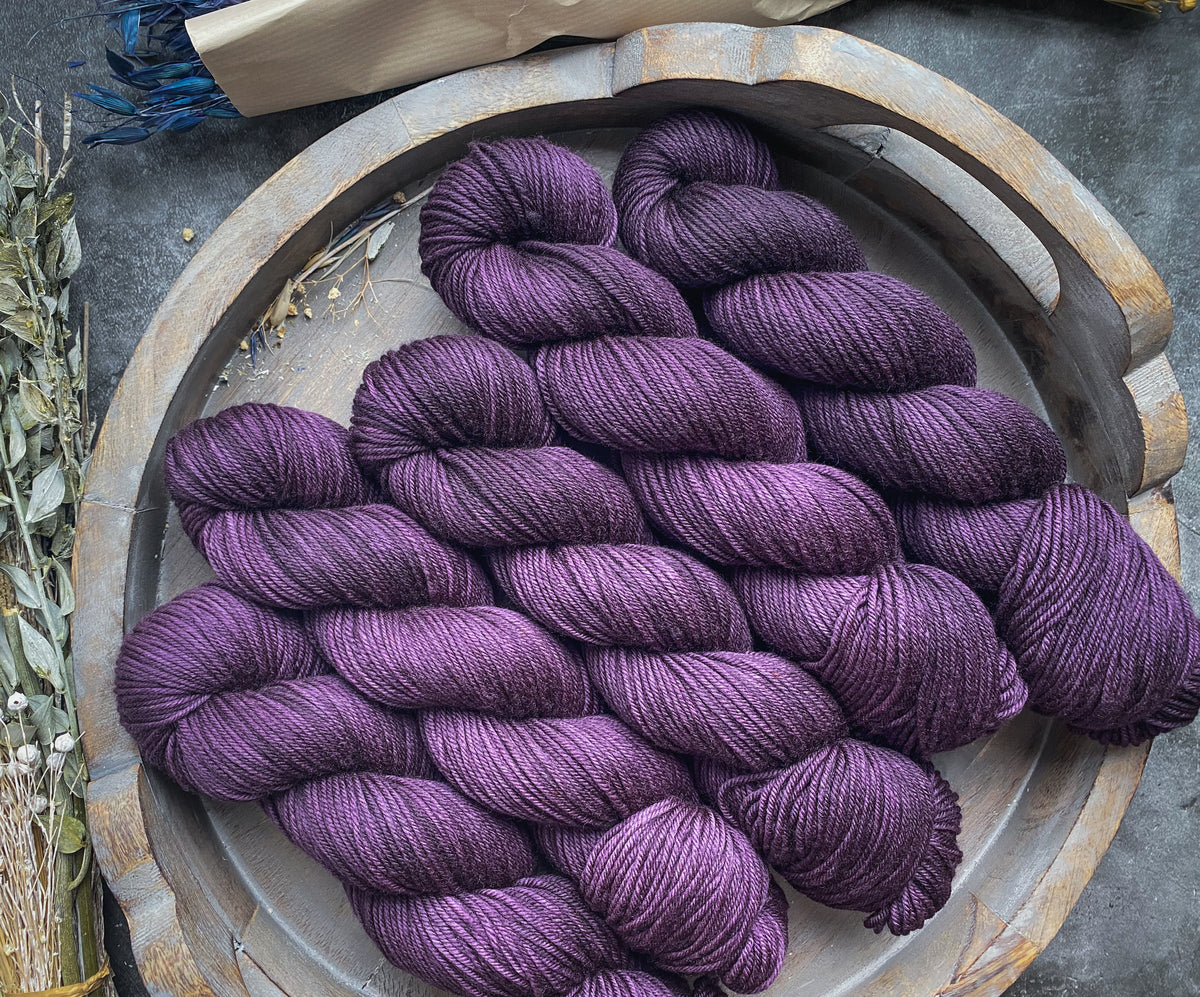 Morticia | Wednesday Collection - Dragon BFL Sport Base – Dragon Hoard Yarn