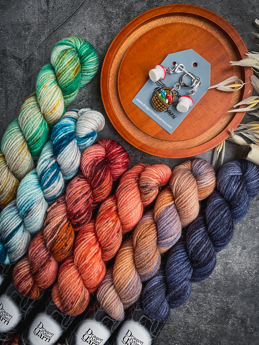 Toadstools | Mini & Marker Set – Dragon Hoard Yarn